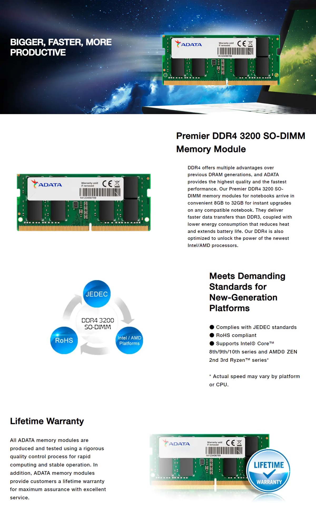 PCC Computers Australia | ADATA AD4S32008G22-SGN DDR4 SODIMM 8GB ...