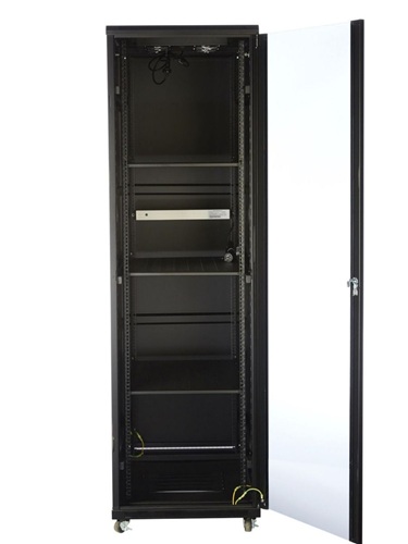 4Cabling 002.001.4296, 42RU, 600mm Wide x 1000mm Deep Server Rack, Black